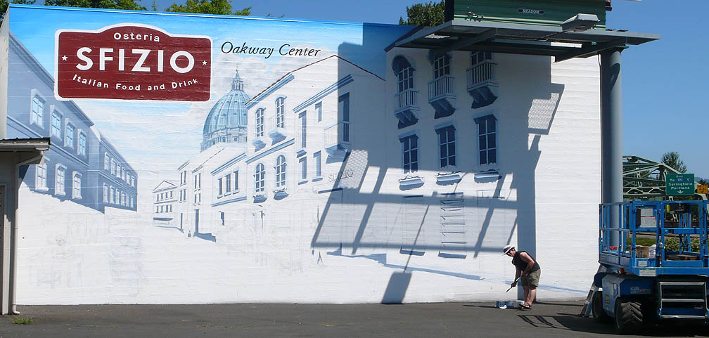 The Murals of Eugene Oregon: Track Town Mural