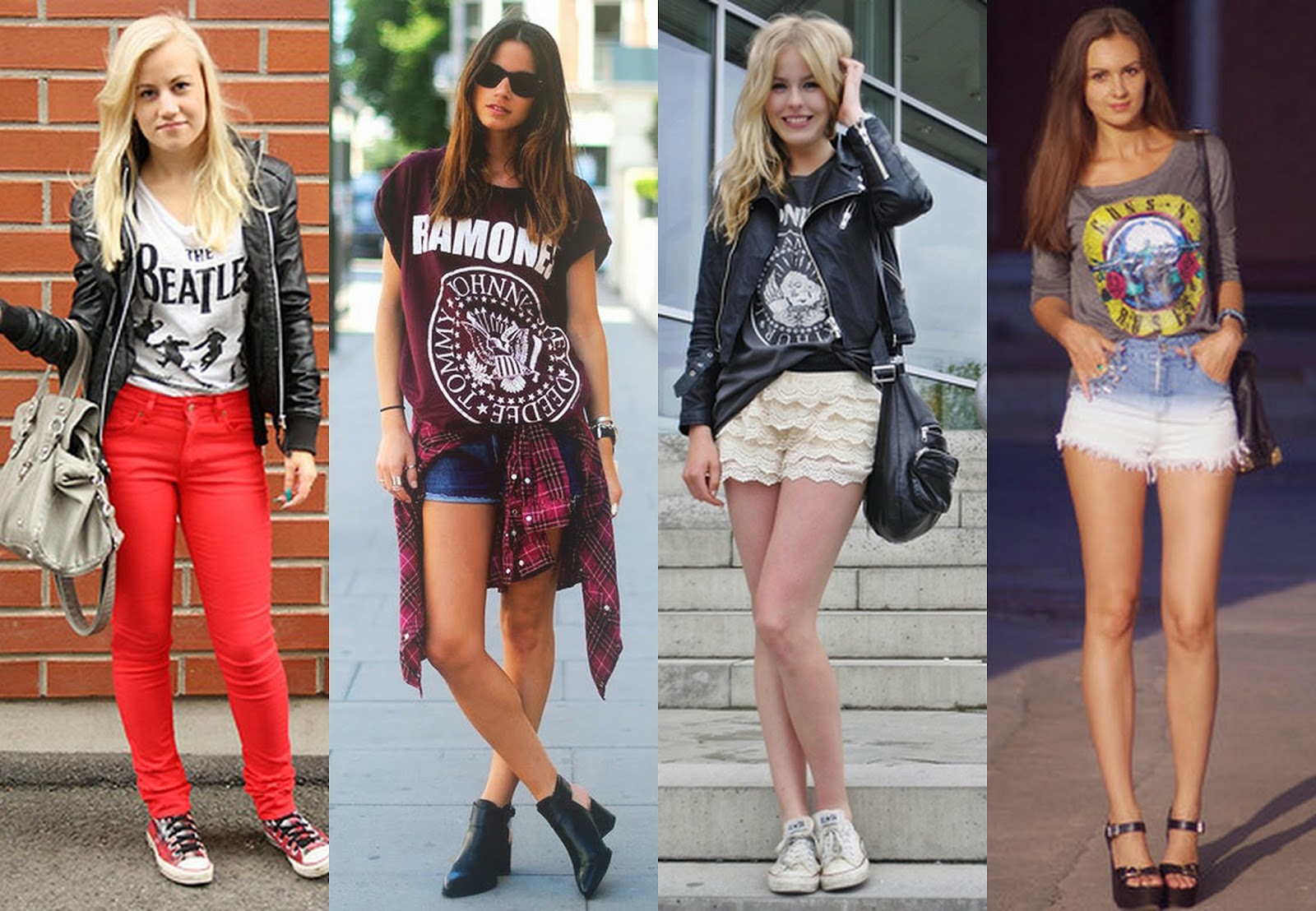 Adorável Tendência: Como usar: Camiseta de banda!