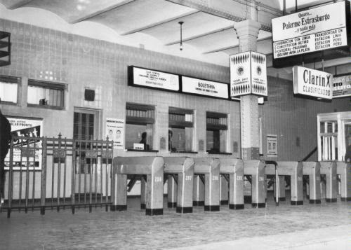 Historia Digital - Enciclopedia Fotográfica: Subte - Linea A - Estación ...