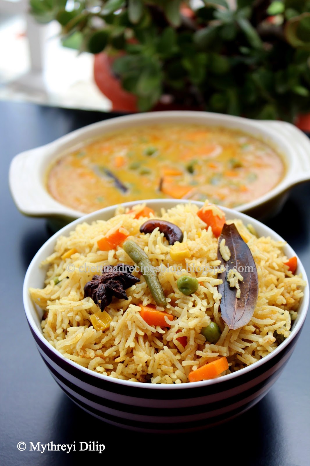 Chettinad Veg Pulao Recipe / Vegetable Pulav - Chettinad Recipes