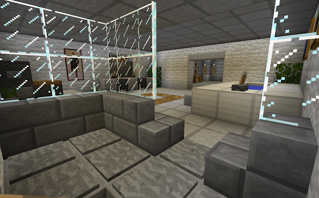 Minecraft Projects: Minecraft Bathroom: with Functional Shower and ...