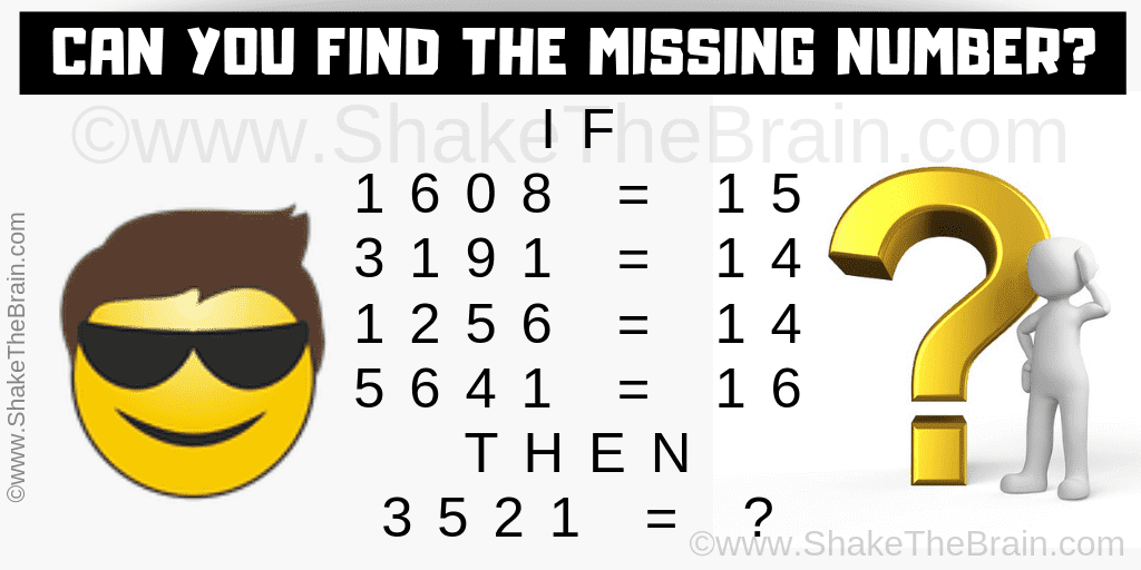 Mathematical Logical Brain Teaser for Students with Answer