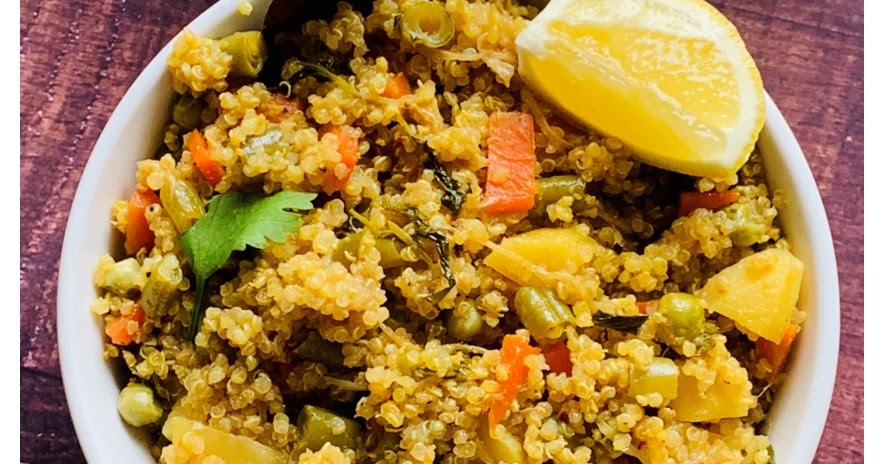 Quinoa Biryani | Quinoa Vegetable Biryani | Vegetable Biryani | Quinoa ...