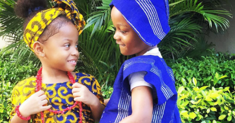 Welcome To Debola's Blog: PSquare's Kids Adorable In Traditional ...