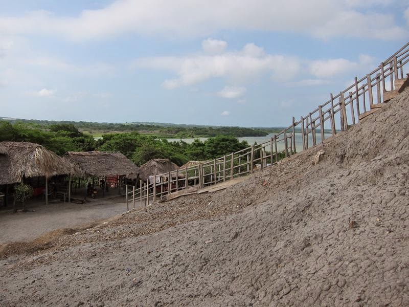 Mud Bath in El Totumo Mud Volcano, Colombia