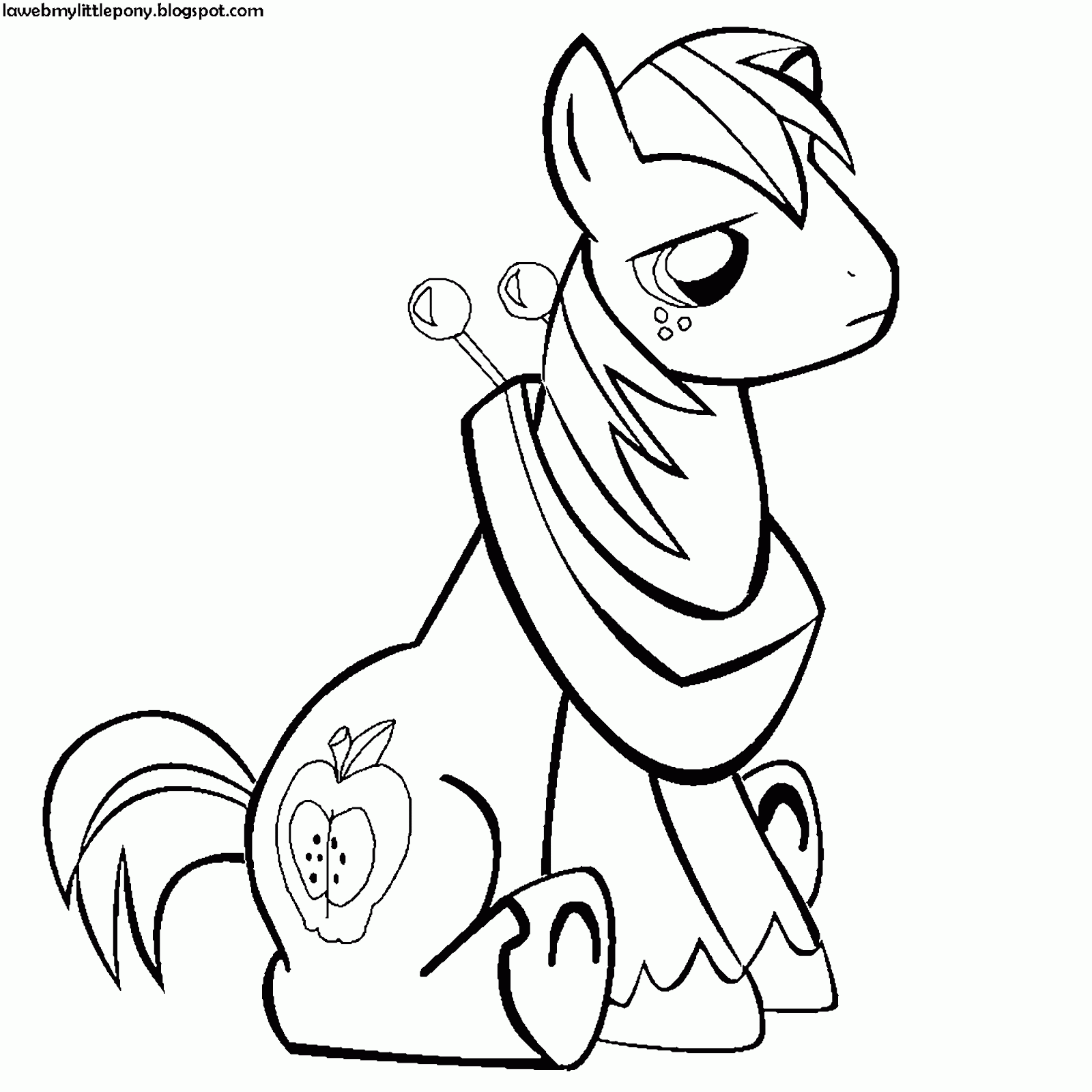 My Little Pony: Dibujos para colorear de Big Macintosh de My Little Pony