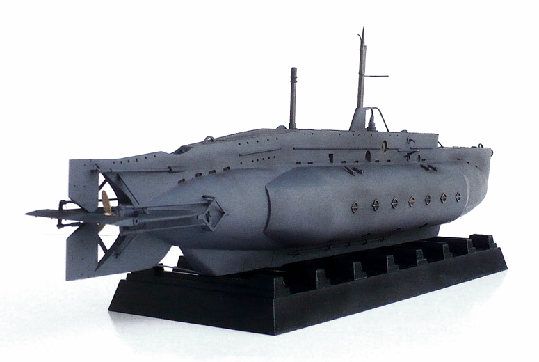 The Great Canadian Model Builders Web Page!: British HMS X-Craft Submarine