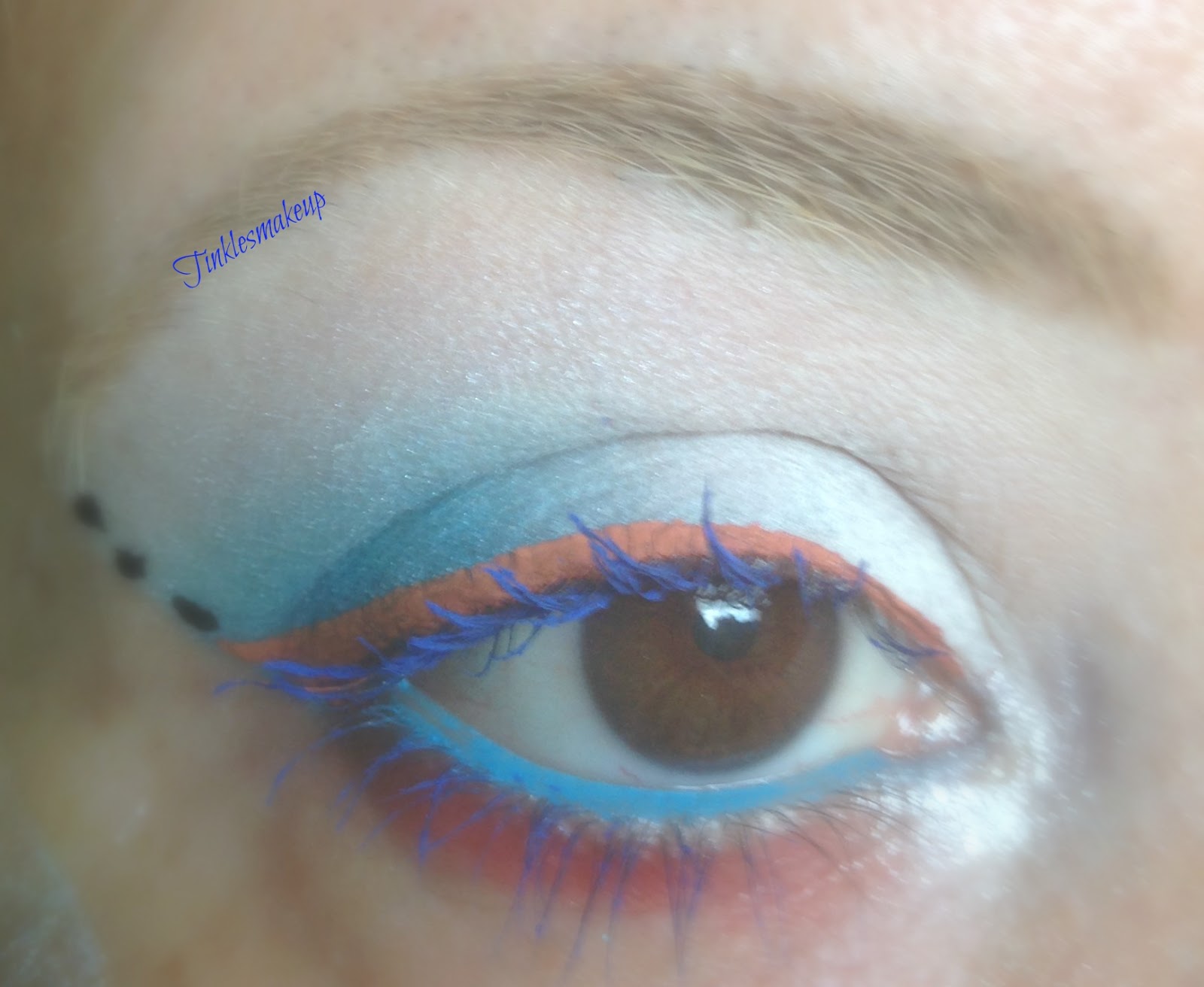 Tinklesmakeup: Eye makeup look Olof (Disney Frozen) inspired