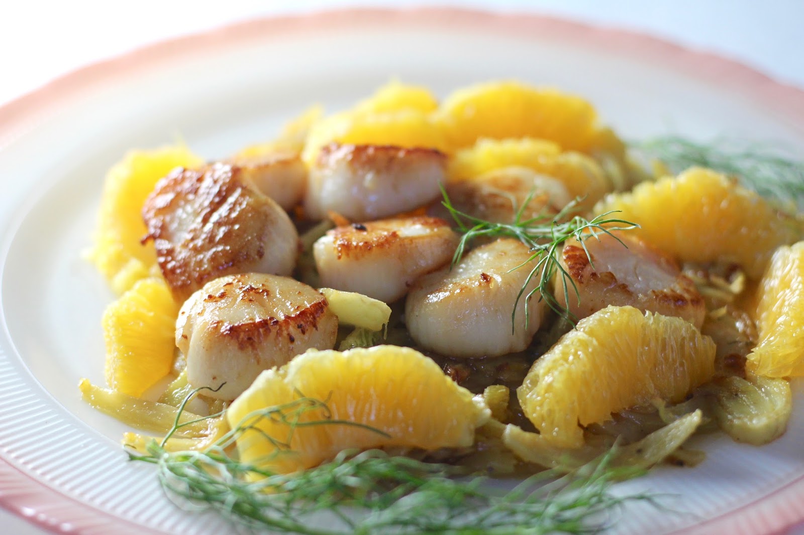 Orange Fennel Scallops – Diary of a Mad Hausfrau