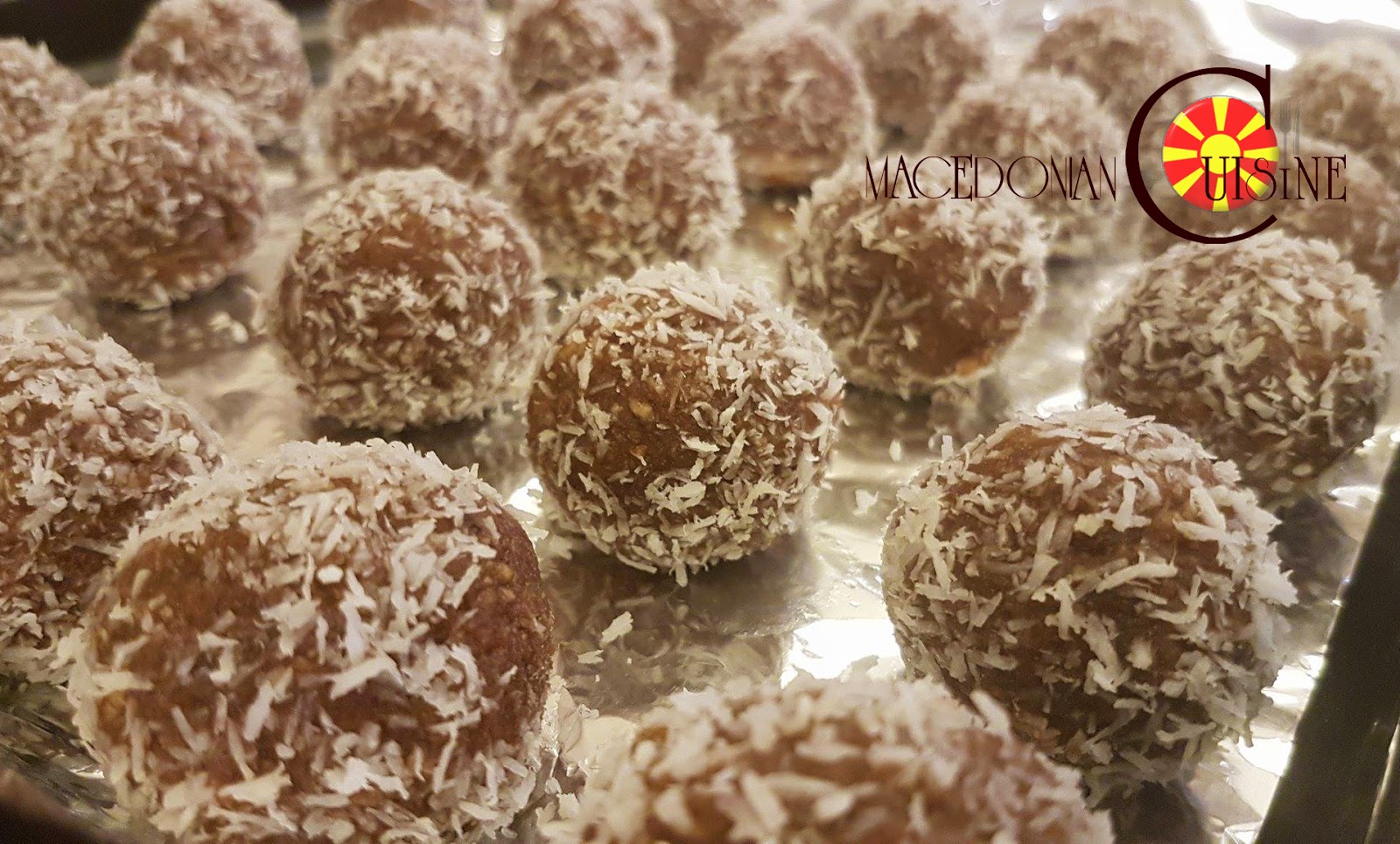 CHOCOLATE BALLS WITH WAFERS (no baking) ~ Macedonian Cuisine