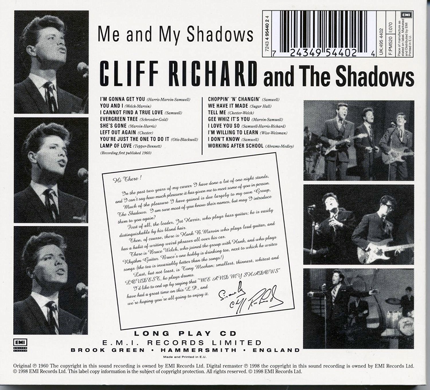 Luigi's 50's & 60's Vinyl Corner: Cliff Richard