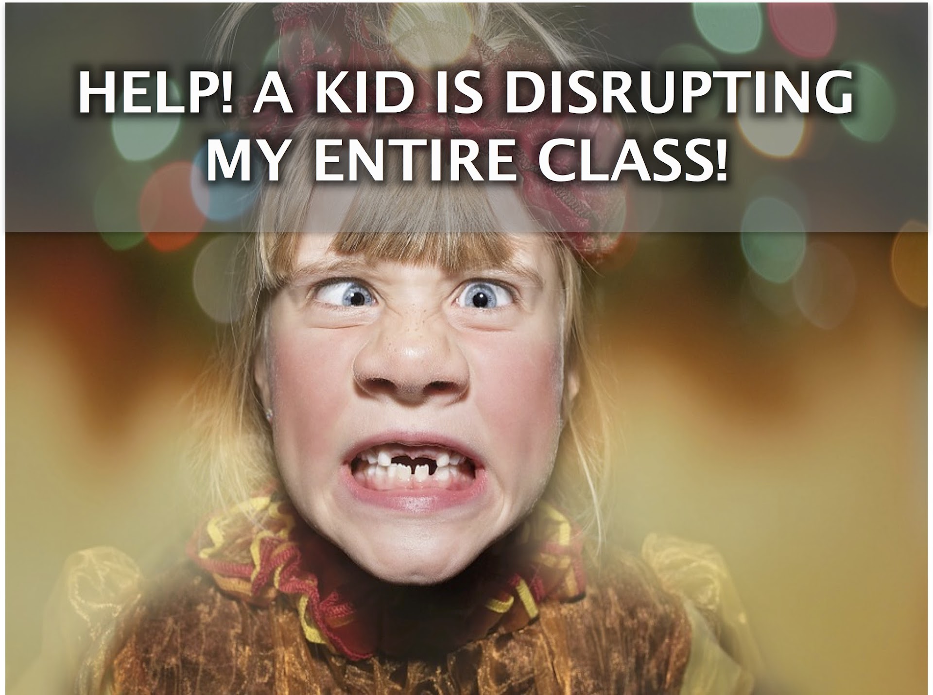 Help! A Kid Is Disrupting My Entire Class ~ RELEVANT CHILDREN'S MINISTRY