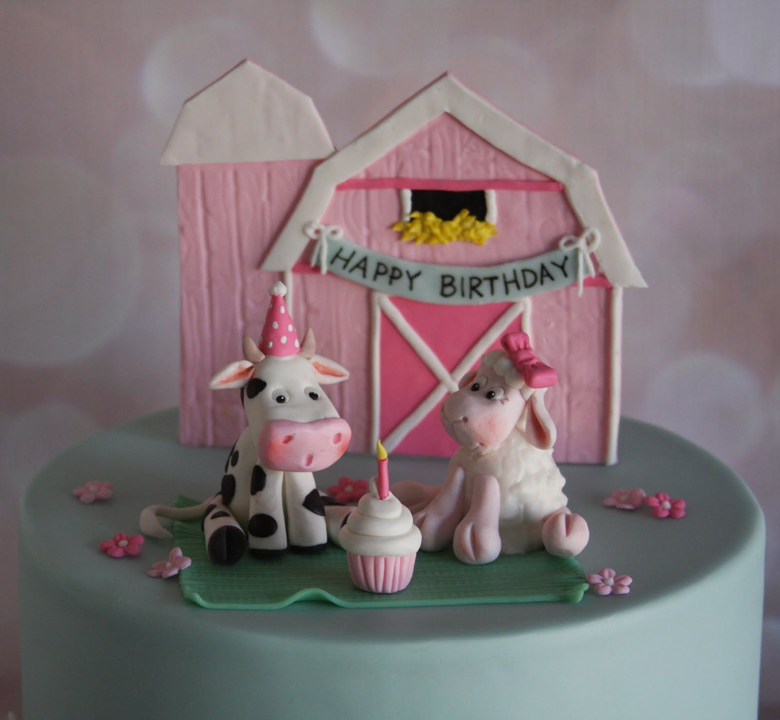 Tammy's Frosted Memories: Pink Barnyard Cake