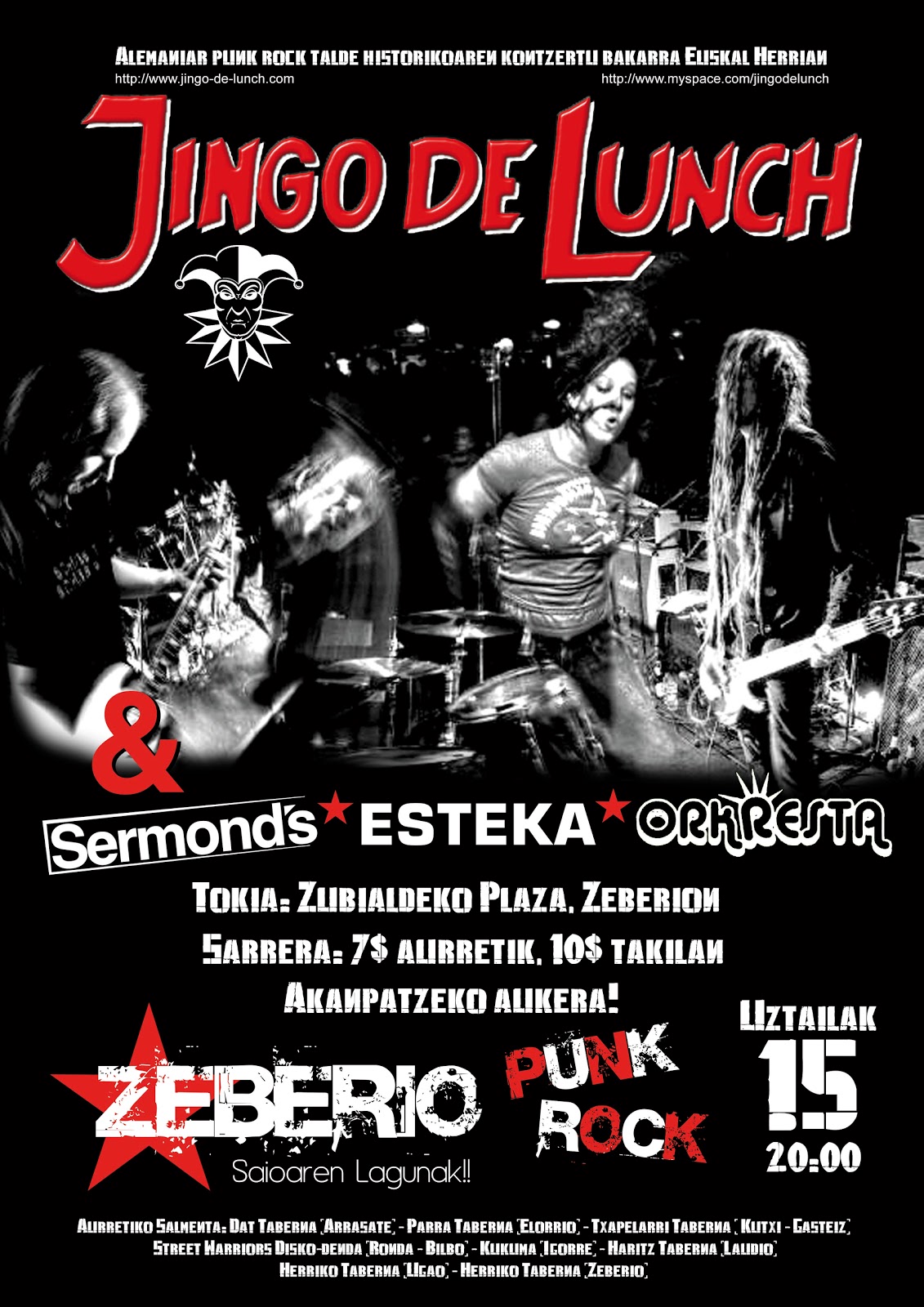 Jingo de Lunch+Sermond´s+Esteka+Orkresta