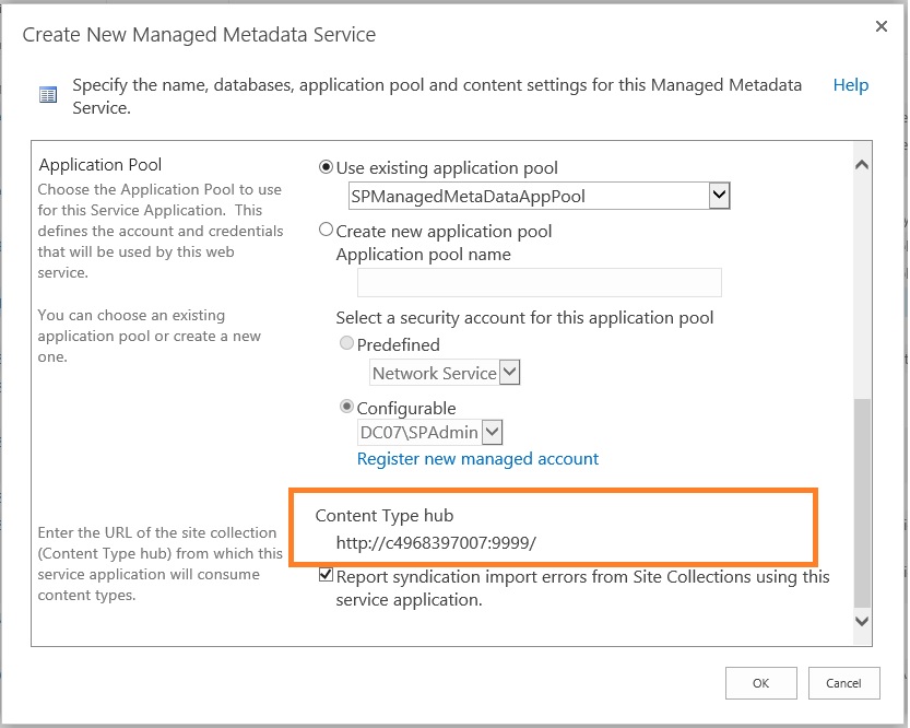 Content type publishing using content type hub in SharePoint 2013 ...