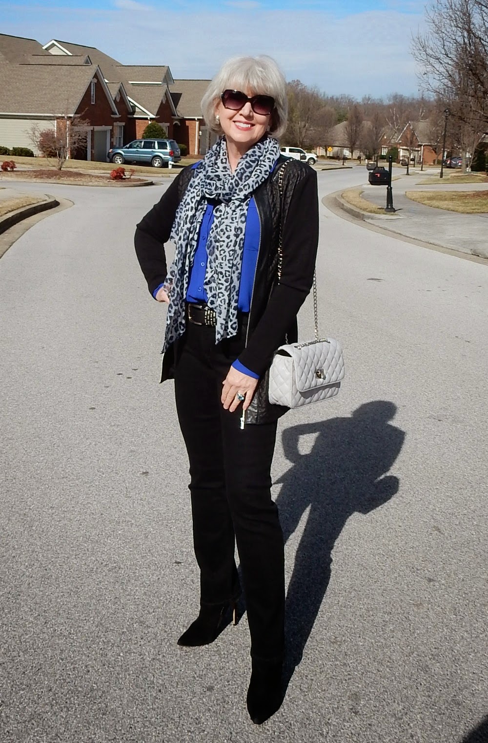 Fifty, not Frumpy: Black and Blue