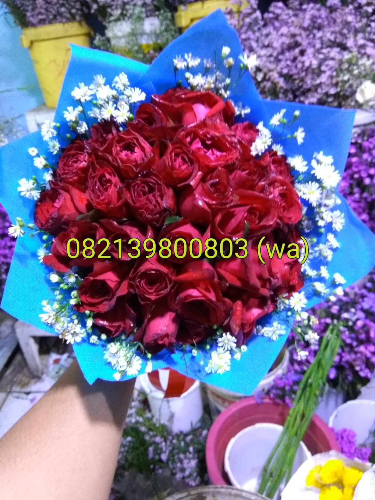 buket bunga mawar surabaya 087852520688 (WA): buket bunga hidup bunga ...