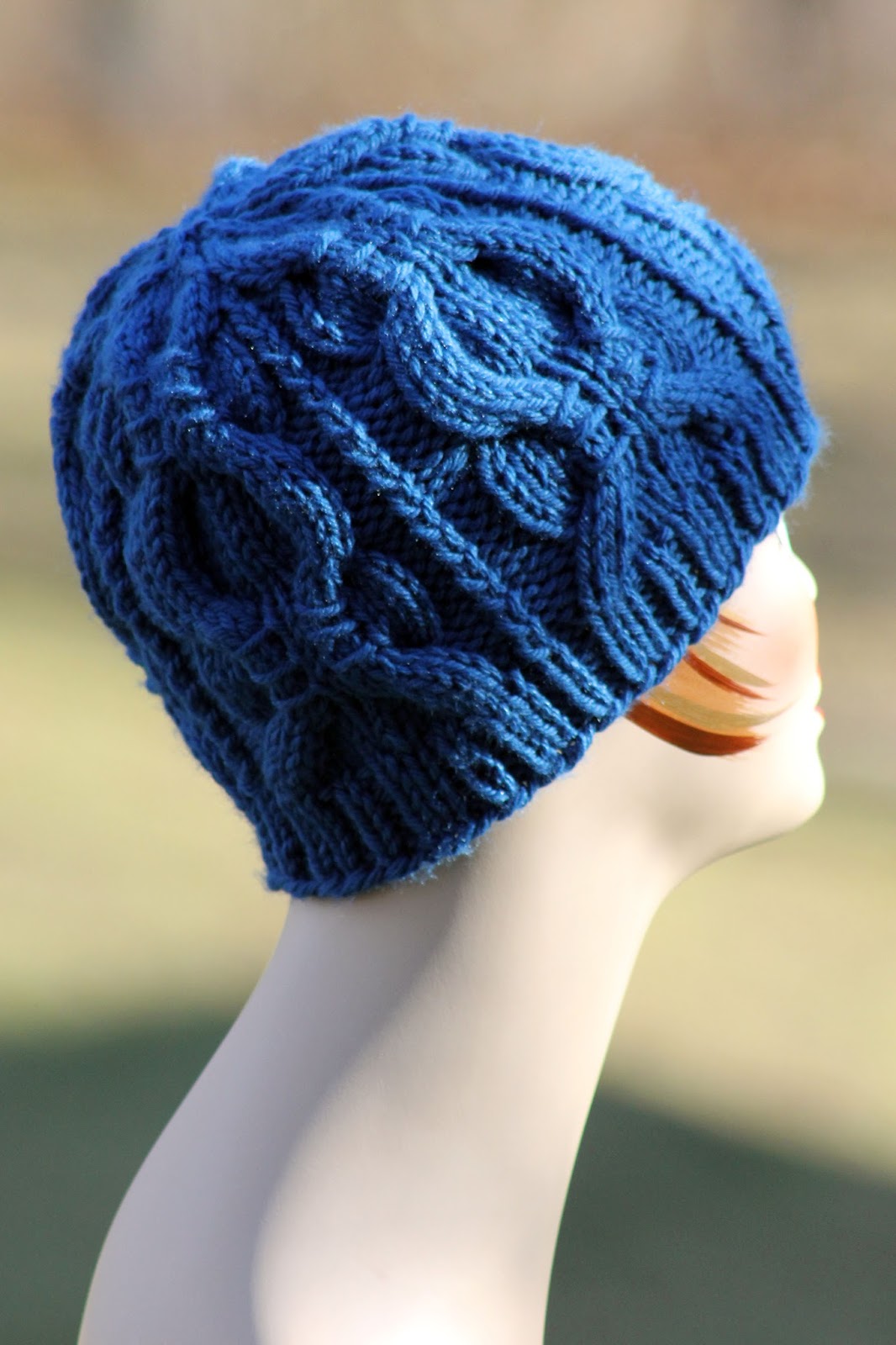 Balls to the Walls Knits: Banded Cable Beanie