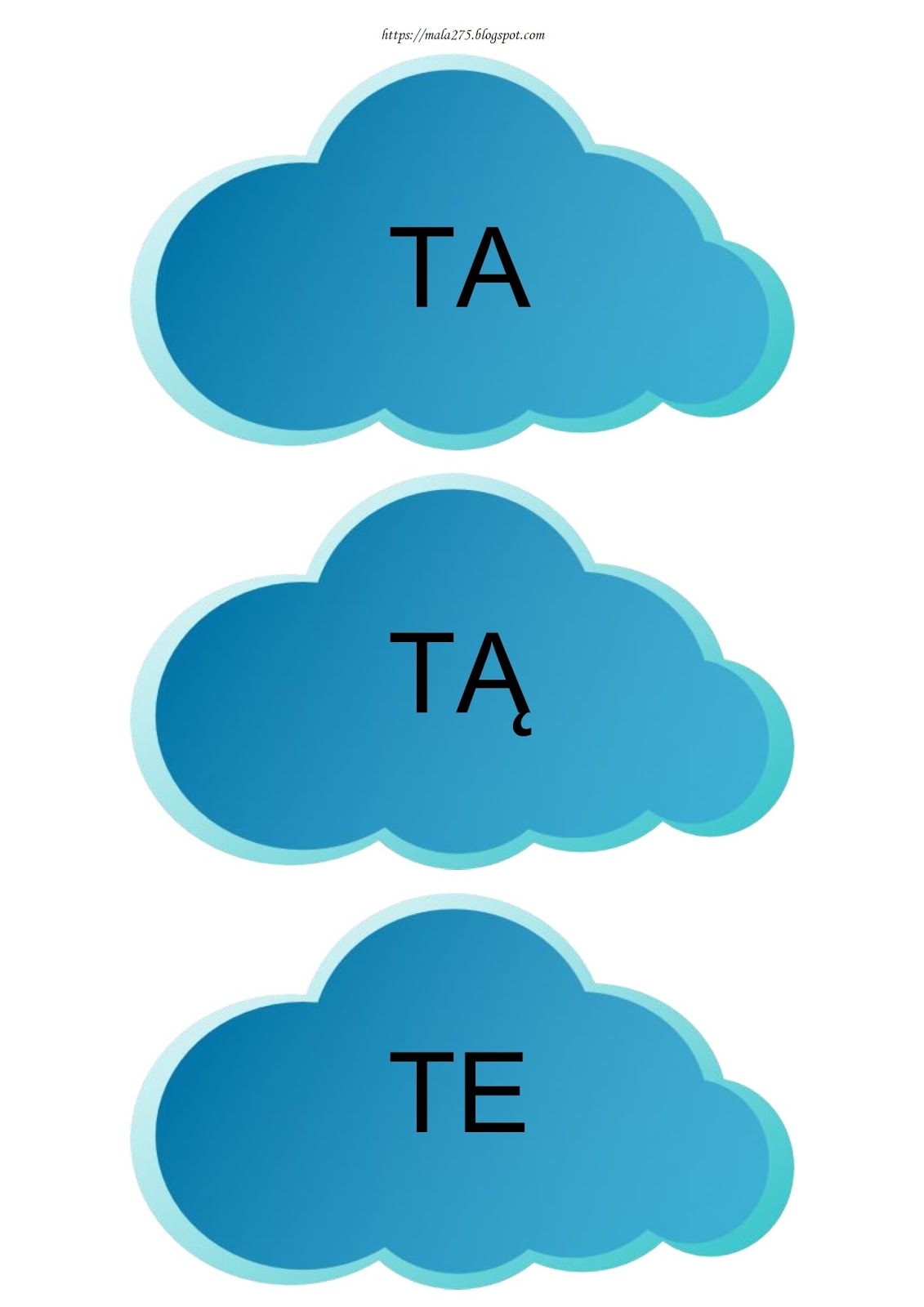 BLOG EDUKACYJNY DLA DZIECI: Literka T