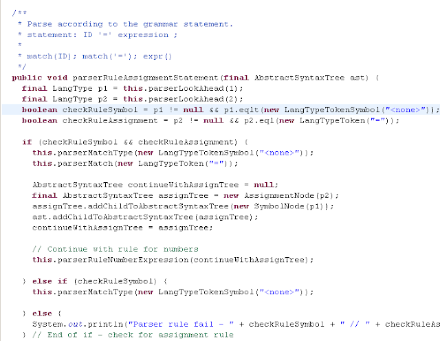 Berlin Brown and Software Development: Implementing a Parser and Simple ...