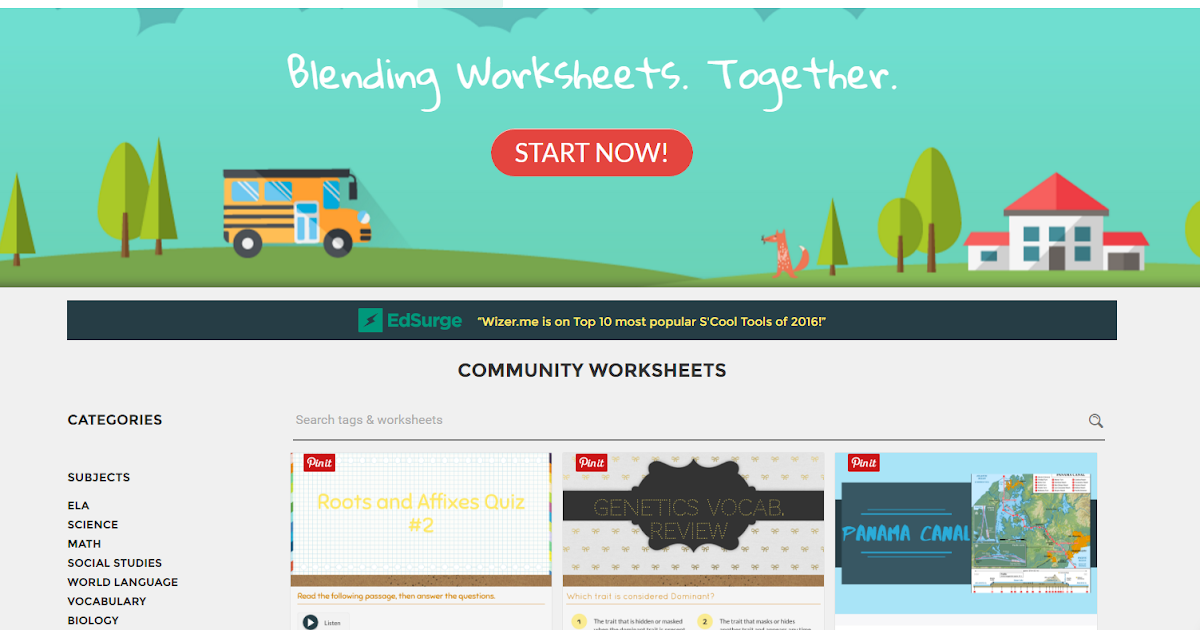 The Techy Teacher Librarian: Using Wizer.me for Digital Worksheets