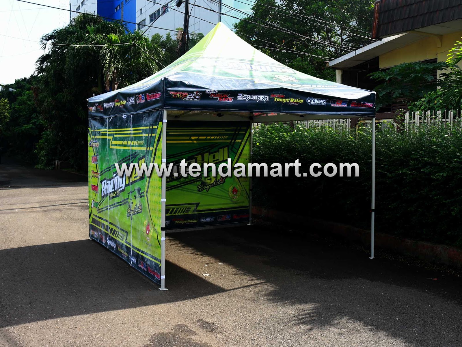 Tenda Paddock 3mx3m Racing Hell | jual tenda lipat