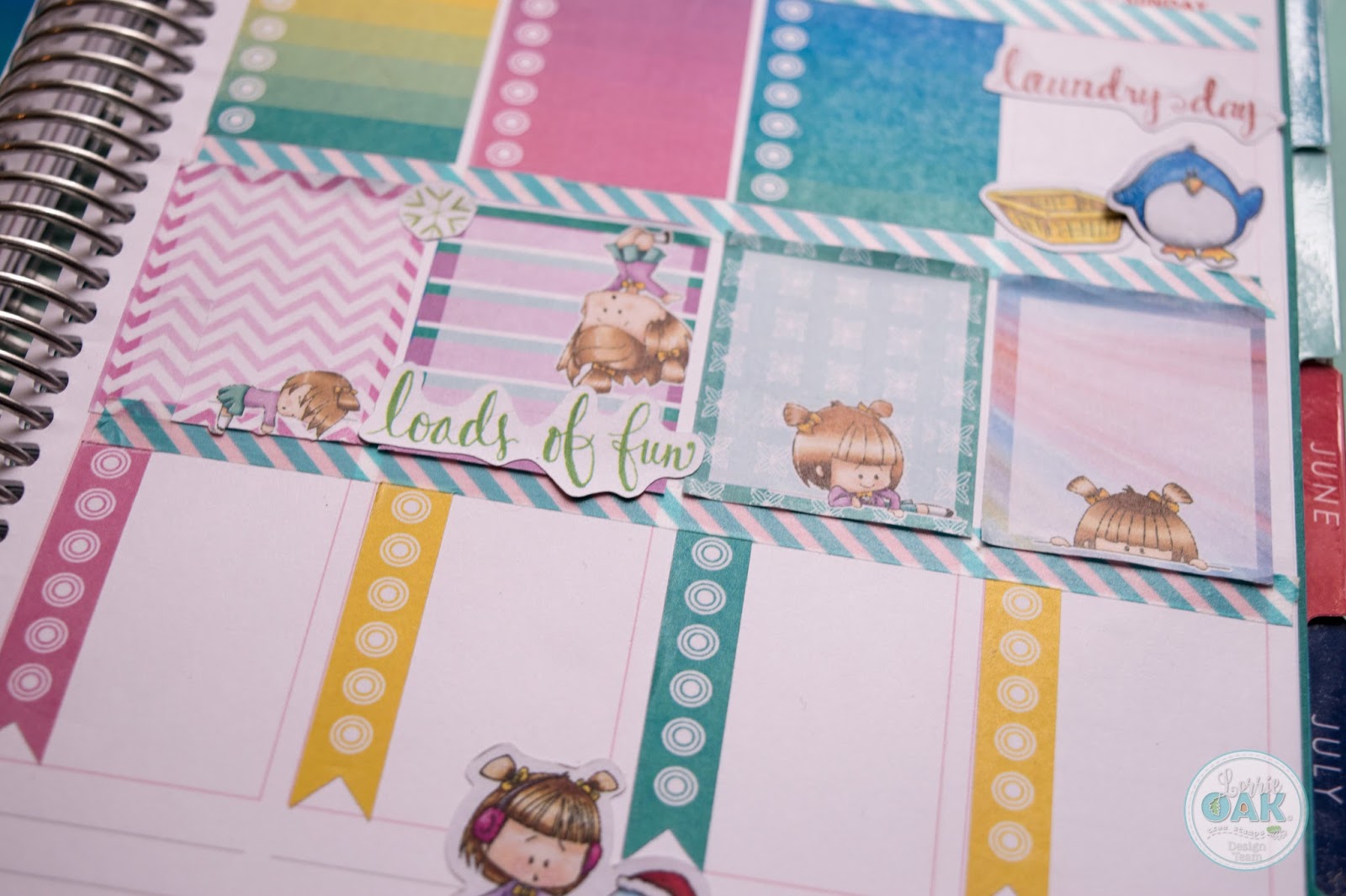 Lorrie's Story: OAK Tree Stamps - On The Line Planner Set for Both Erin ...