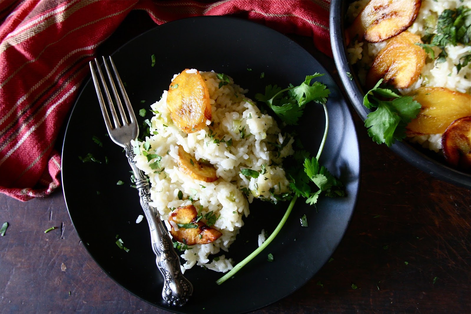 salted sugared spiced™: Mexican White Rice with Fried Plantains
