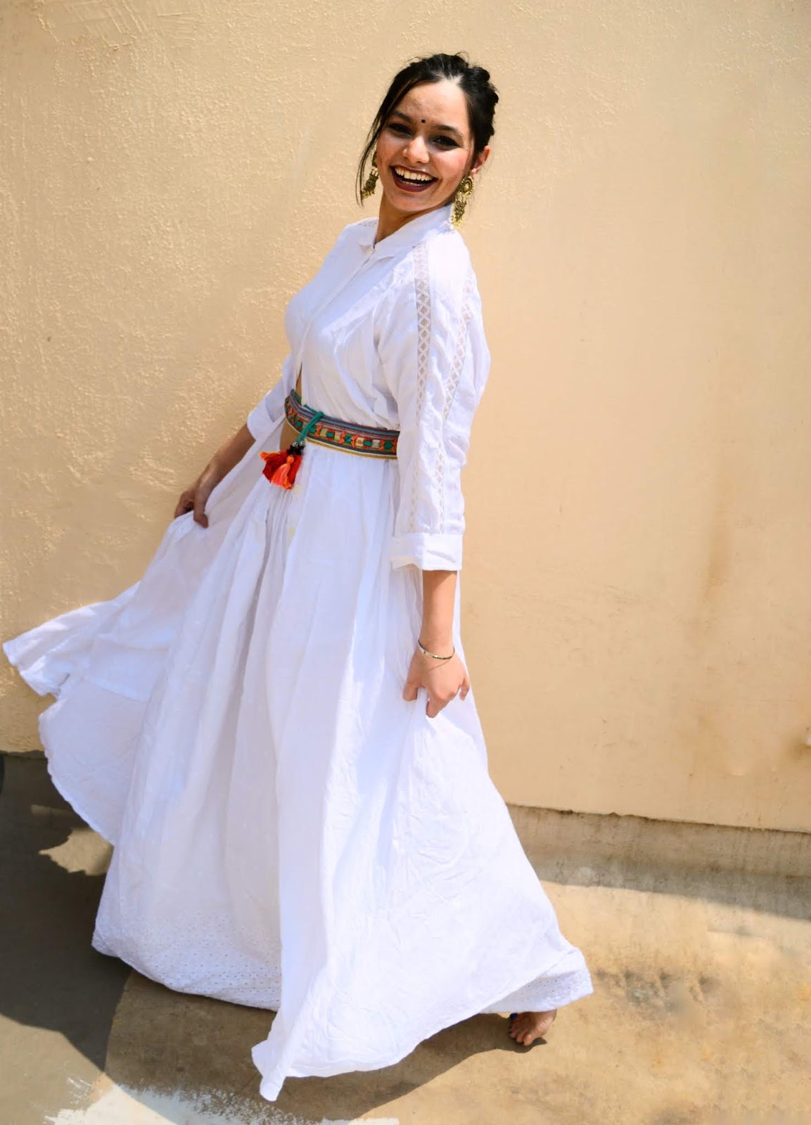 3 Navratri Looks on a Budget : White - Chiconomical