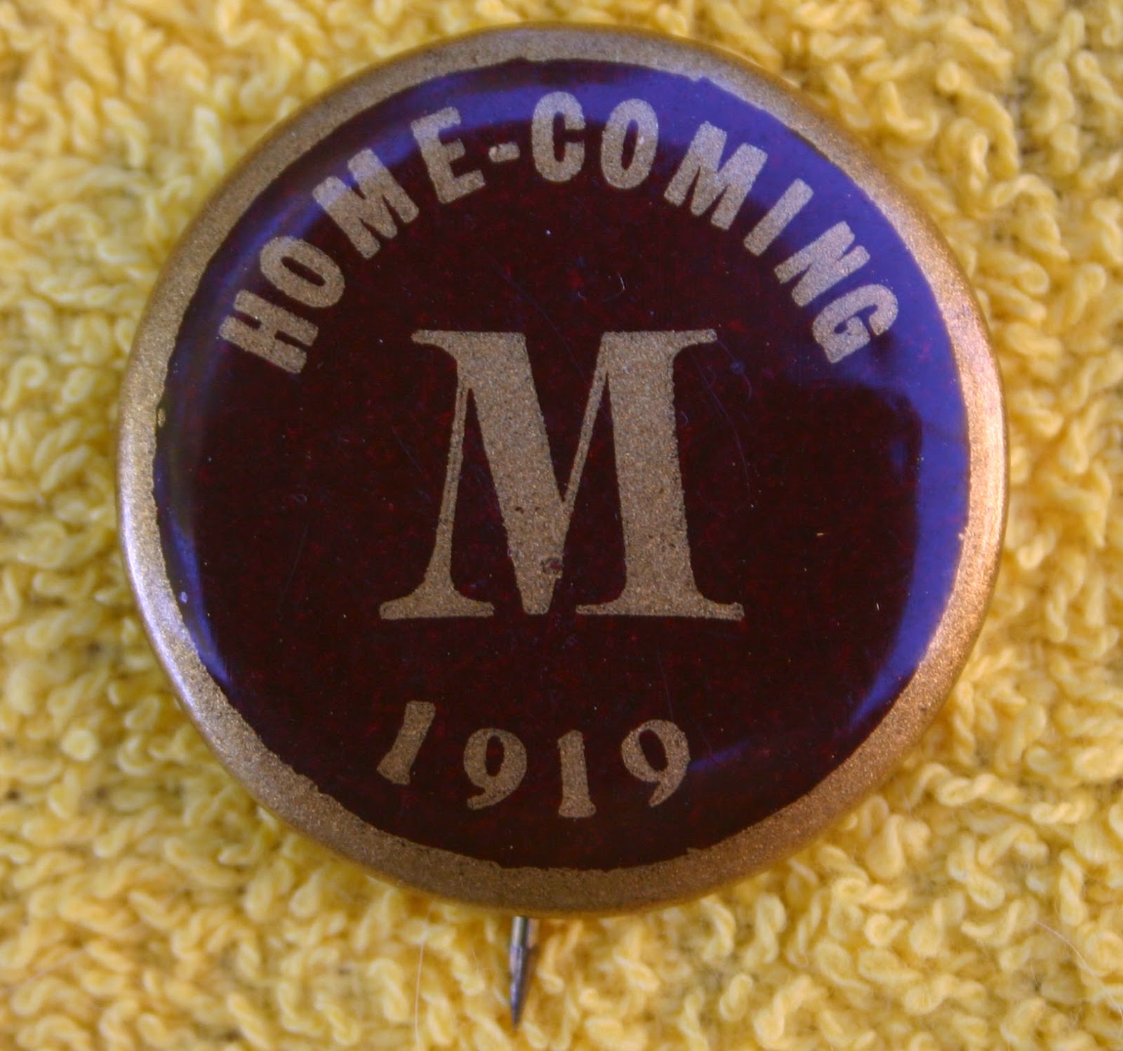 University of Minnesota Homecoming Buttons: 1919