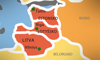 Pobaltské Státy Mapa | MAPA
