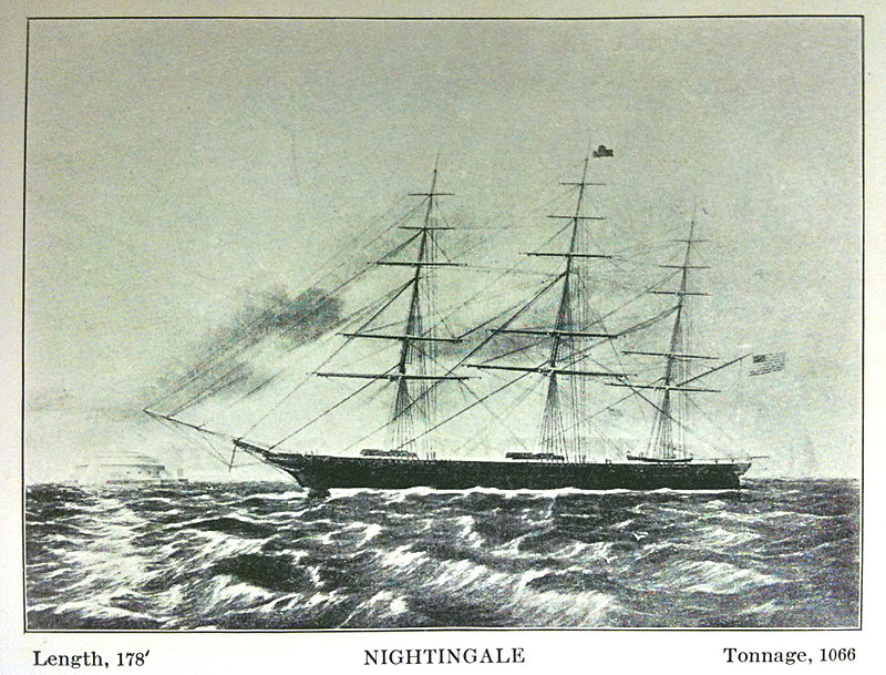MARINA MERCANTILE: IL CLIPPER USS "NIGHTINGALE"