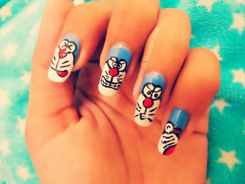 ♥ CC's NAILS ♥: My Doraemon Nail Art