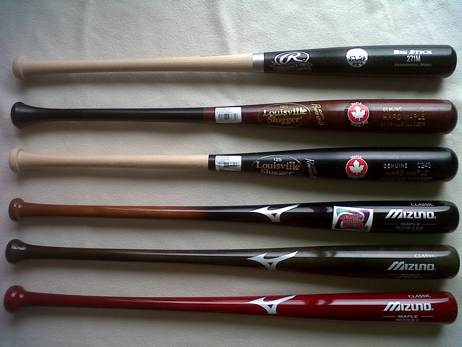 TODO PARA EL DEPORTE: BATES DE BEISBOL MAPLE