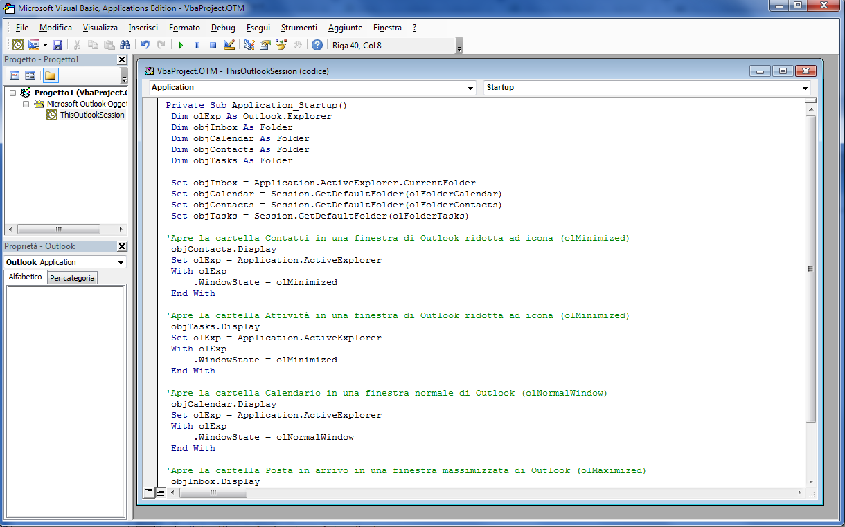 Information Technology: Visual Basic for Application