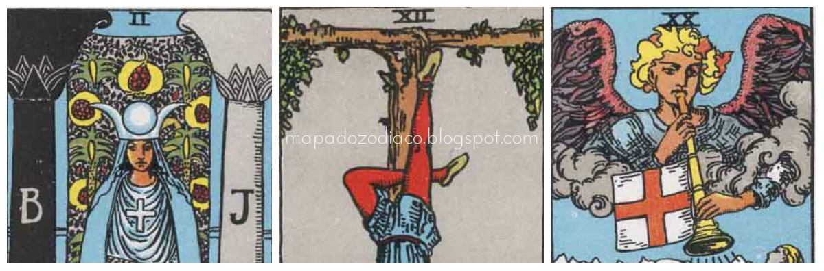 Significado Das Cartas 2 No Tarot | Mapa do Zodíaco