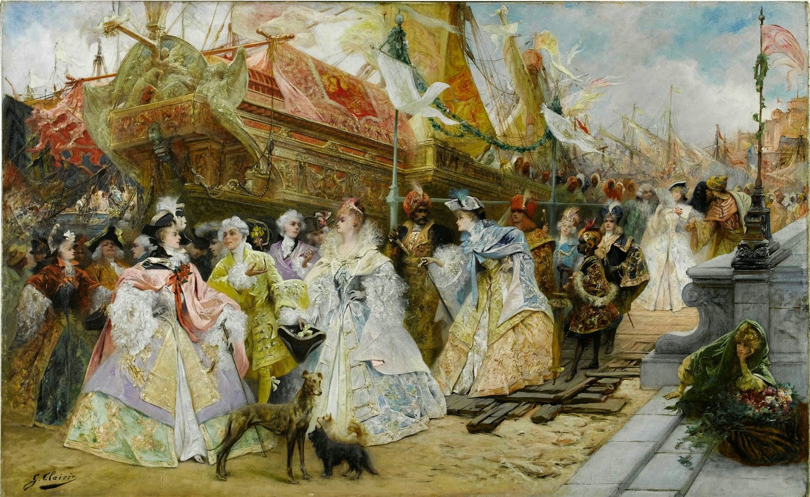 Georges Clairin: The Royal Entourage (19th century)