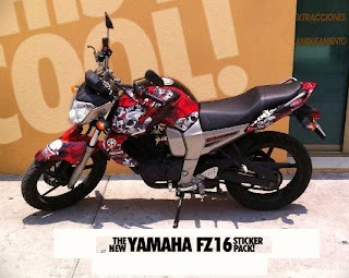 STICKER PACK : Sticker pack para YAMAHA FZ 16
