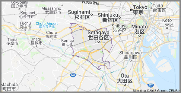 Edo - the EDOPEDIA -: Setagaya ward