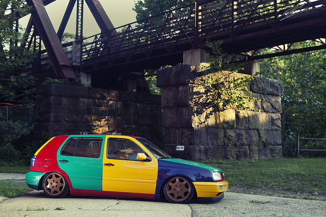 Sobre Rodas: Golf Colorido