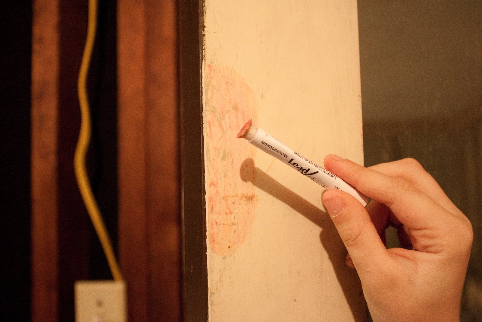 Lead on the Brain: DIY Lead Paint Testing using lead swabs