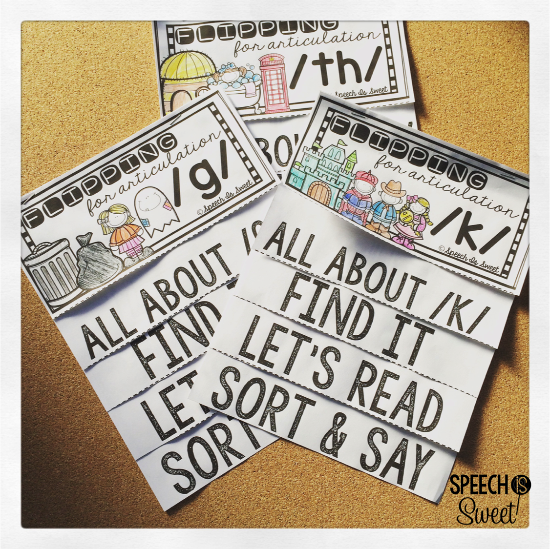 Articulation Flip Books - Speech is Sweet