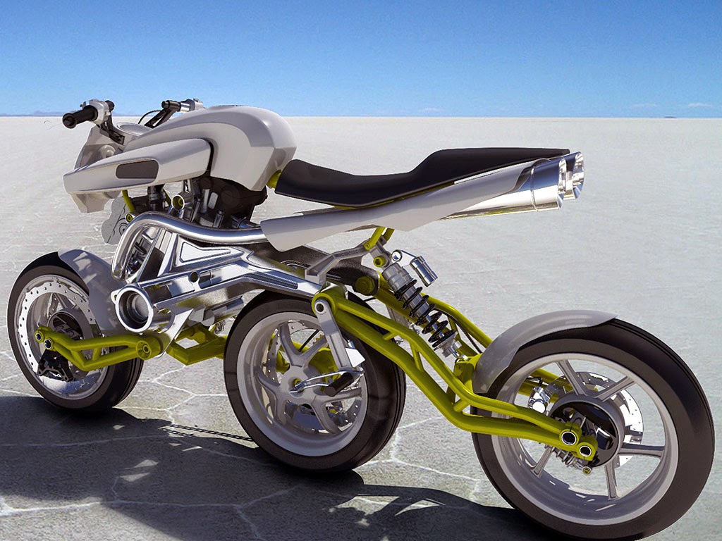 Tech - Break: A3W Motiv Concept MotorBike