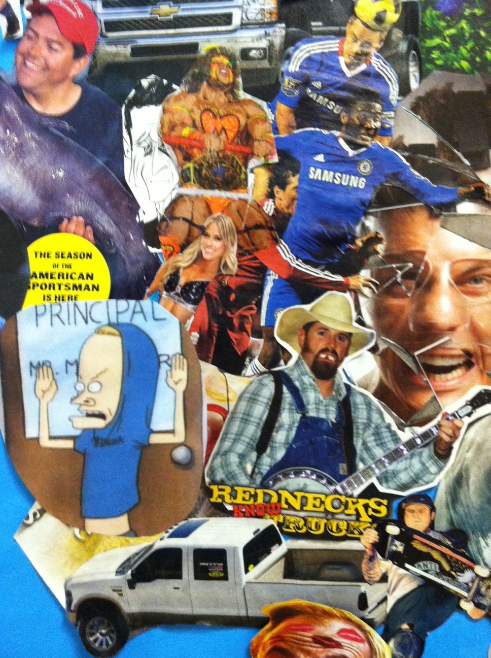 The OF Blog: Weird collage my students and I are doing as a work in ...