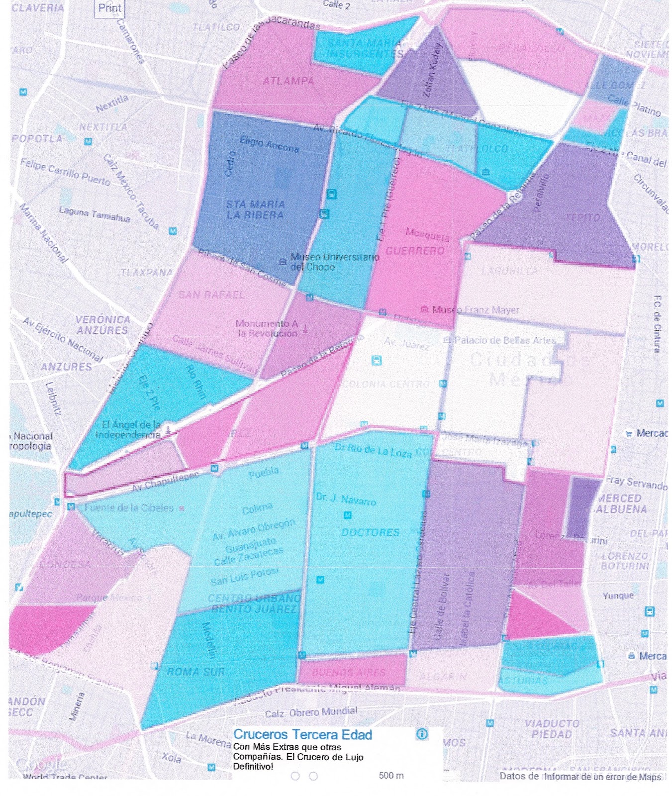 Mexico City Ambles: Colonia Condesa and Its Sisters - From Past to ...