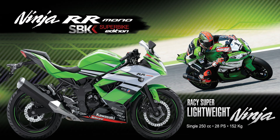 SEPUTAR MOTOR INDONESIA: Spesifikasi Kawasaki Ninja RR Mono