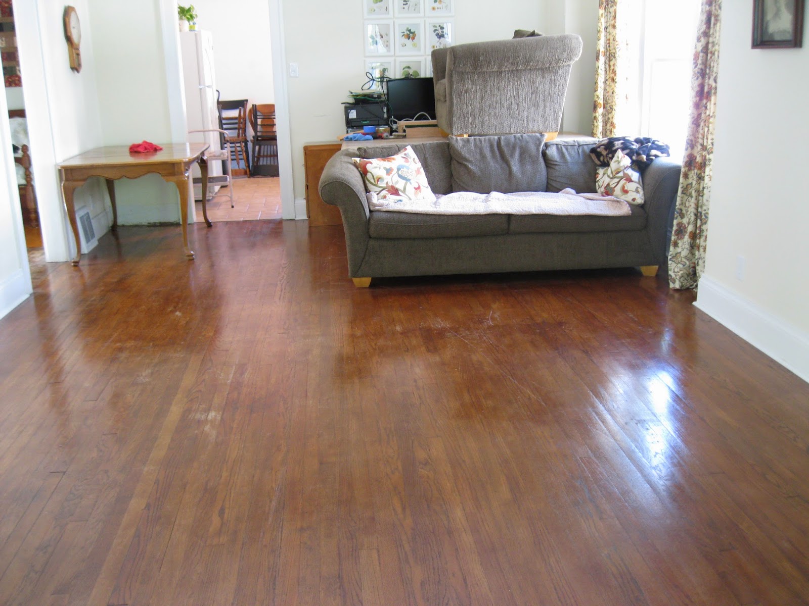 Apron History: Shellacking Floors (Again!)