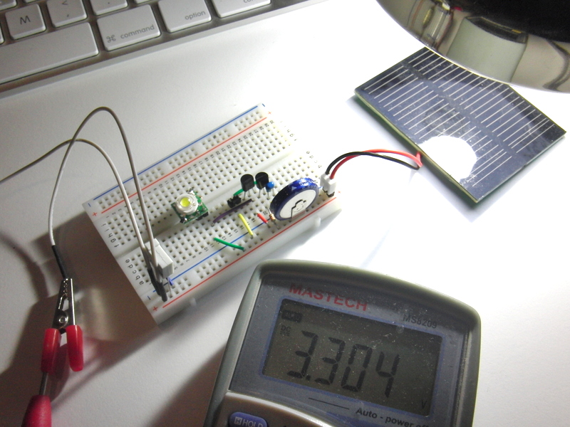 Miller Solar Engineを使った充電回路の実験1