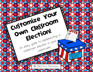 The Open Door Classroom: Ready...Set...Vote! {My Classroom Election}