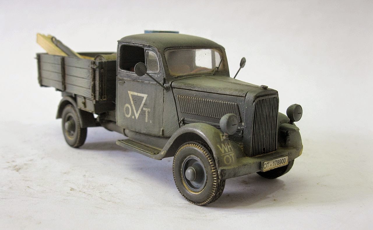 Panzerserra Bunker- Military Scale Models in 1/35 scale: Opel Blitz 1 ...